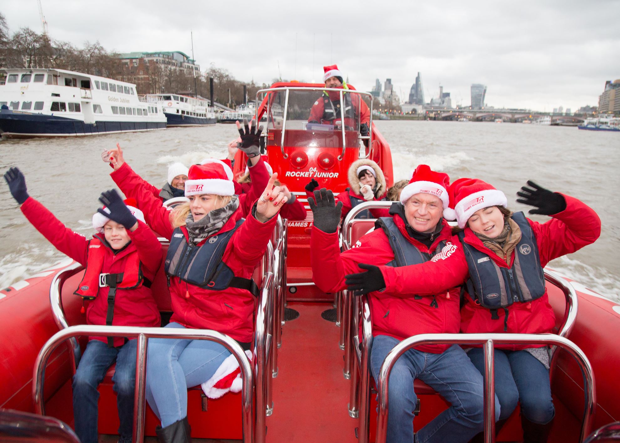 All Aboard The Jingle Bell Blast | Thames Rockets