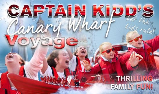 Captain Kidd's Canary Wharf Voyage (50 mins) | Thames Rockets